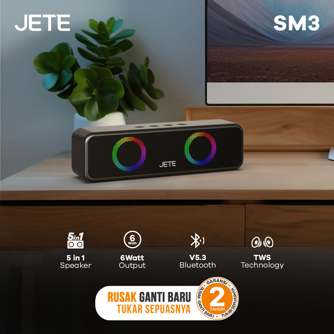 Jual Speaker JETE SM3 - Speaker Portable Bluetooth - JETE.id